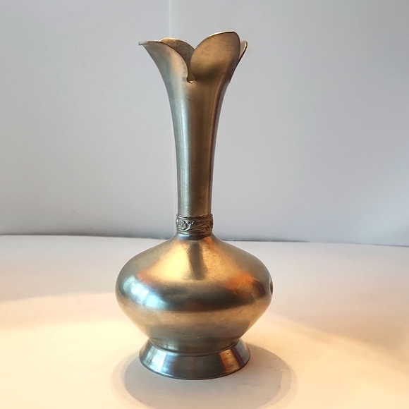 Hagness Pewter | Accents | Vintage Hagness Pewter Bud Vase | Poshmark